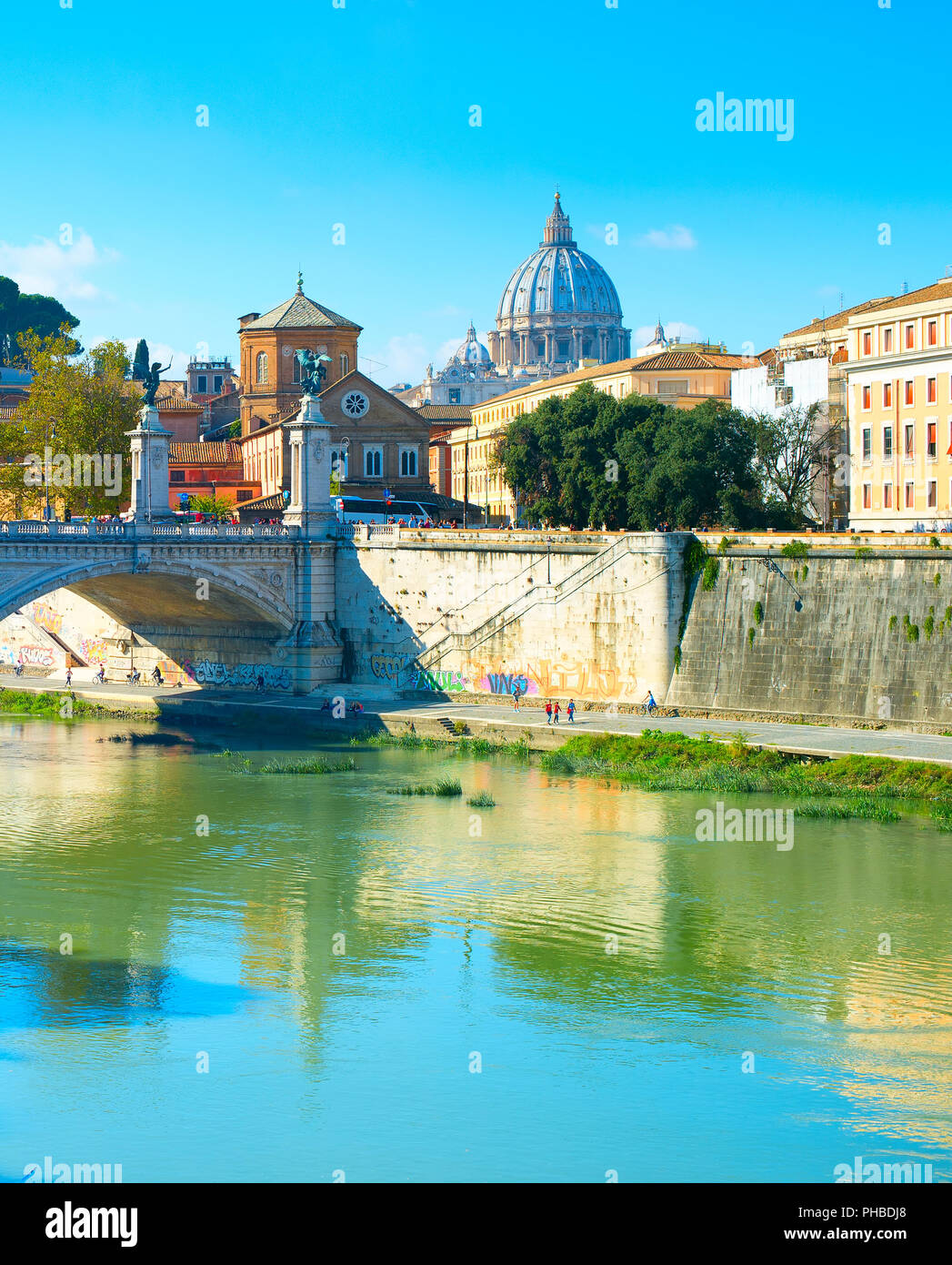 Rome landmarks, Italy Stock Photo - Alamy
