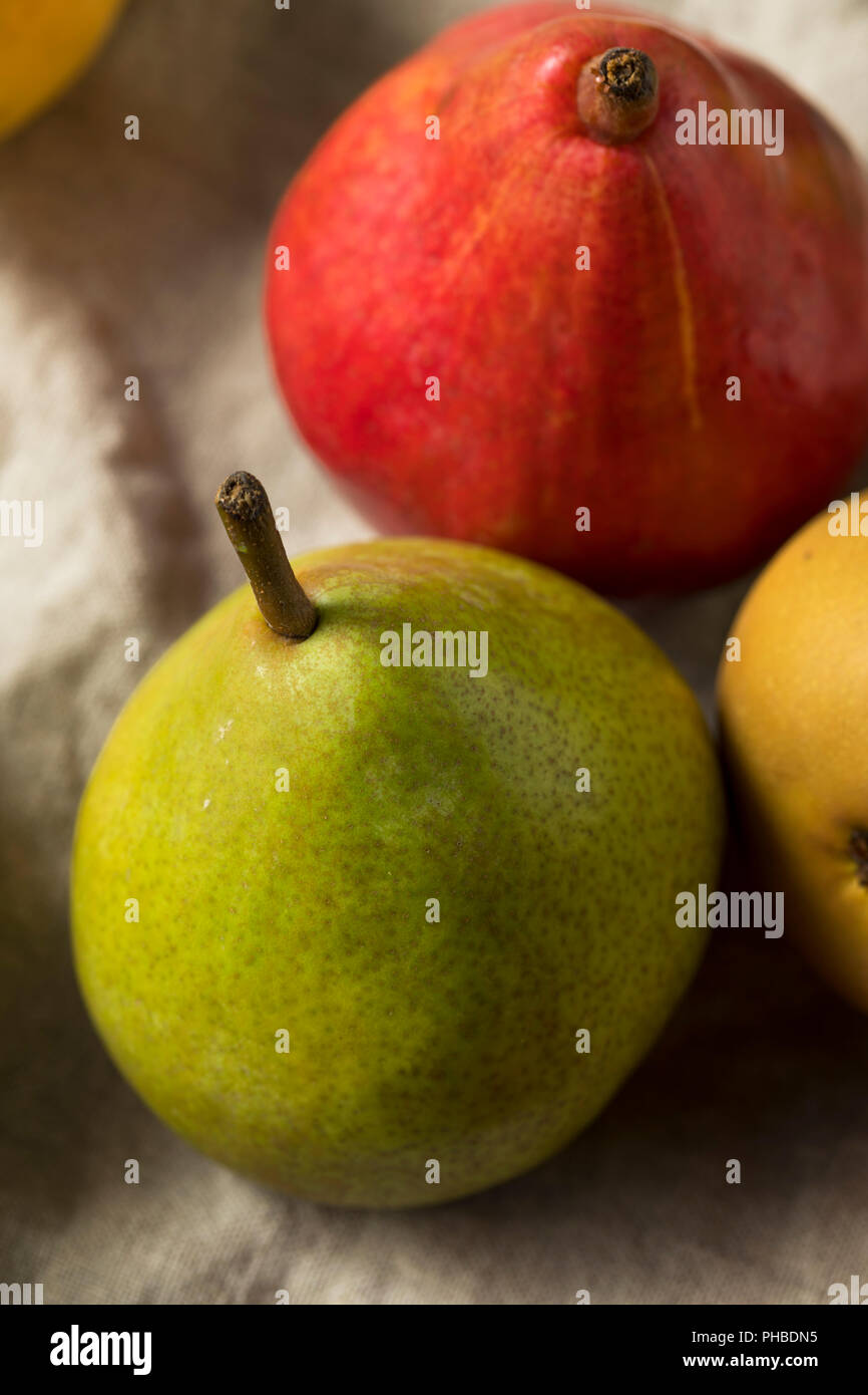 Raw Organic Assorted Pears Ready to Eat Stock Photo - Alamy