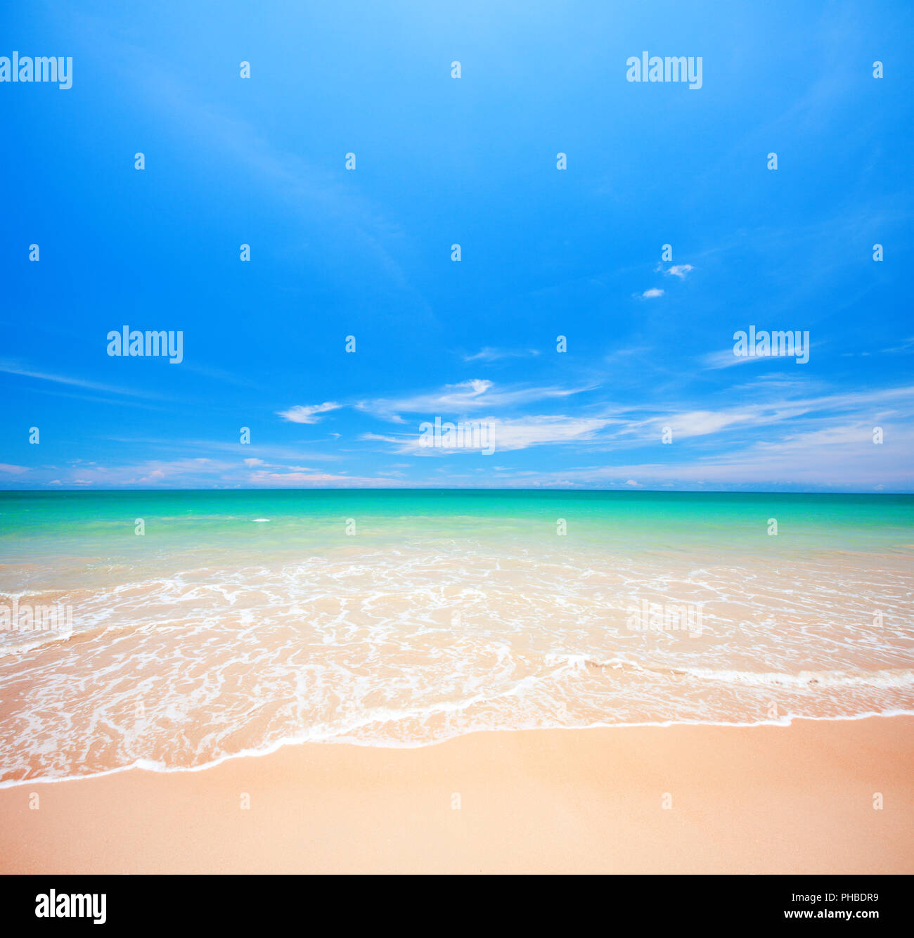 beach and tropical sea Stock Photo - Alamy