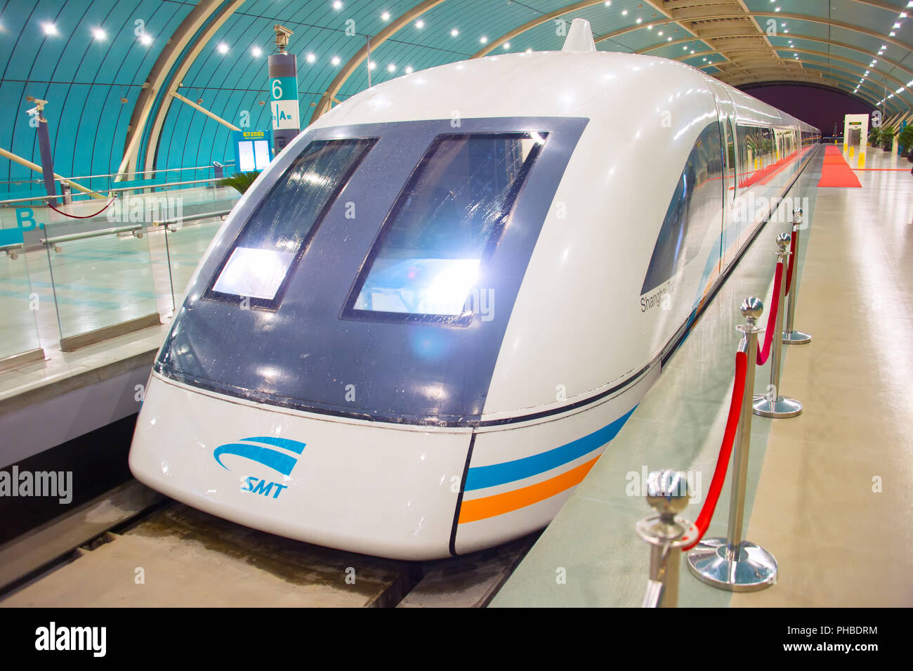 Shanghai maglev train shanghai transrapid hi-res stock photography and ...