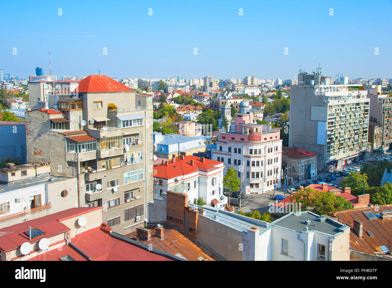 Bucharest romania aerial view hi-res stock photography and images - Alamy