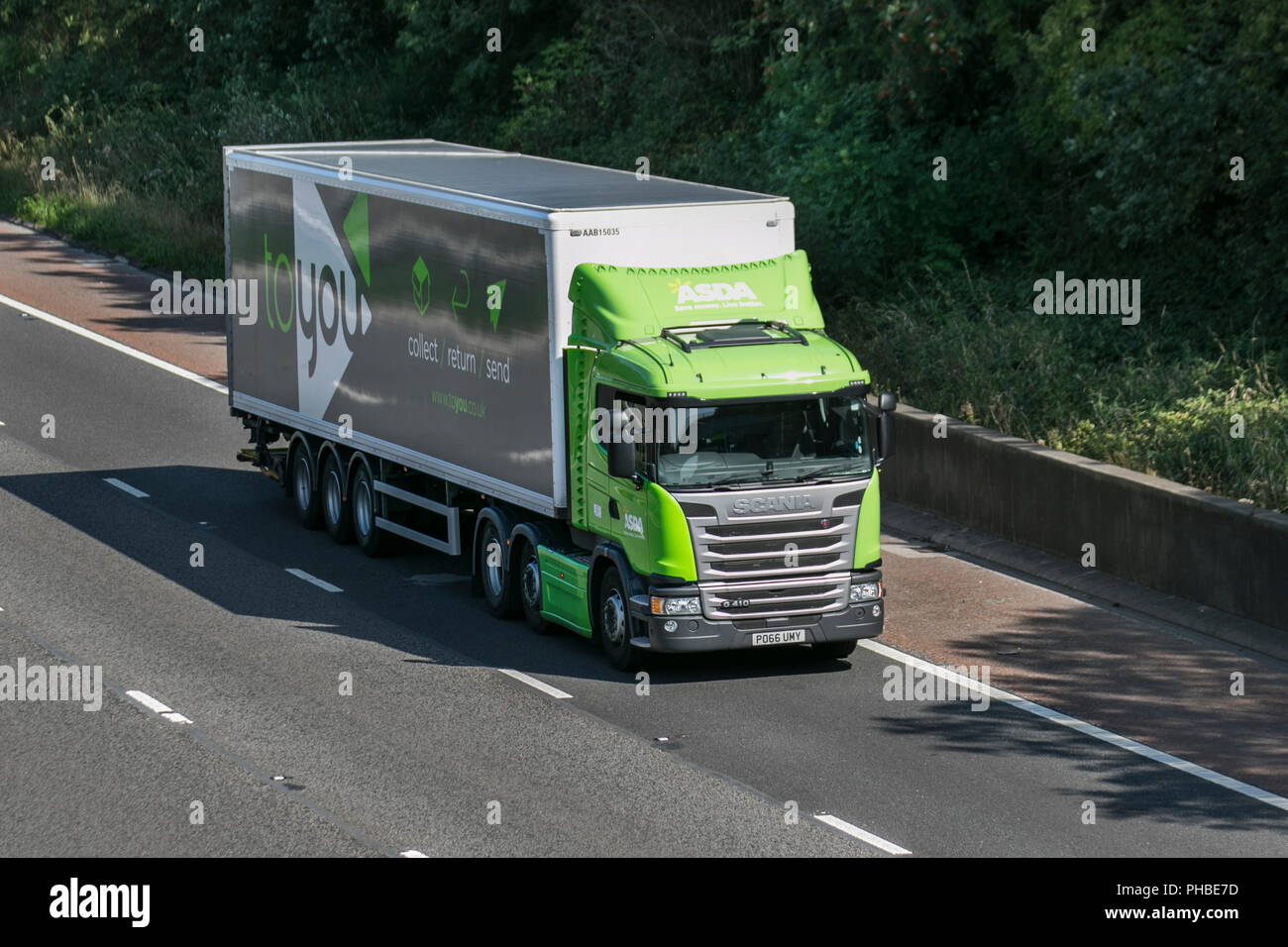 Asda Lorry High Resolution Stock Photography and Images - Alamy