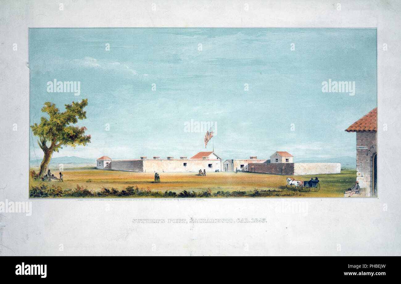 Sutters fort hi-res stock photography and images - Alamy