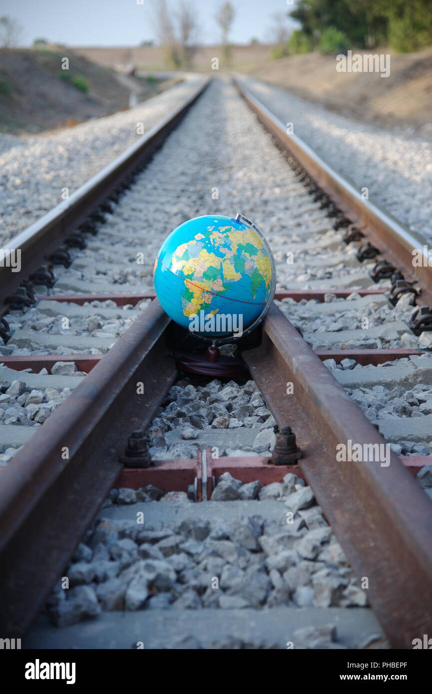 Map globus hi-res stock photography and images - Alamy