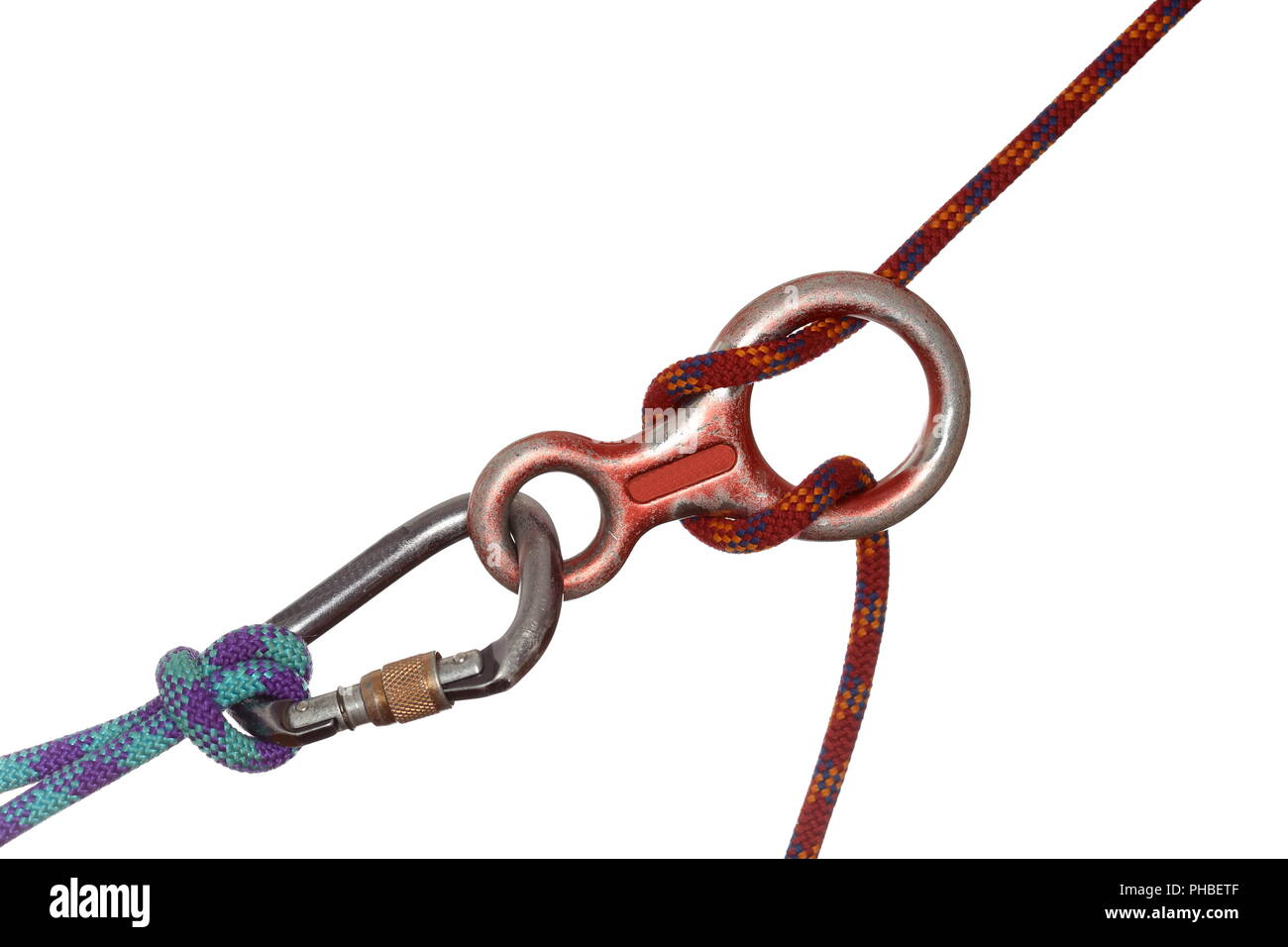 climbing equipment with eight Stock Photo - Alamy