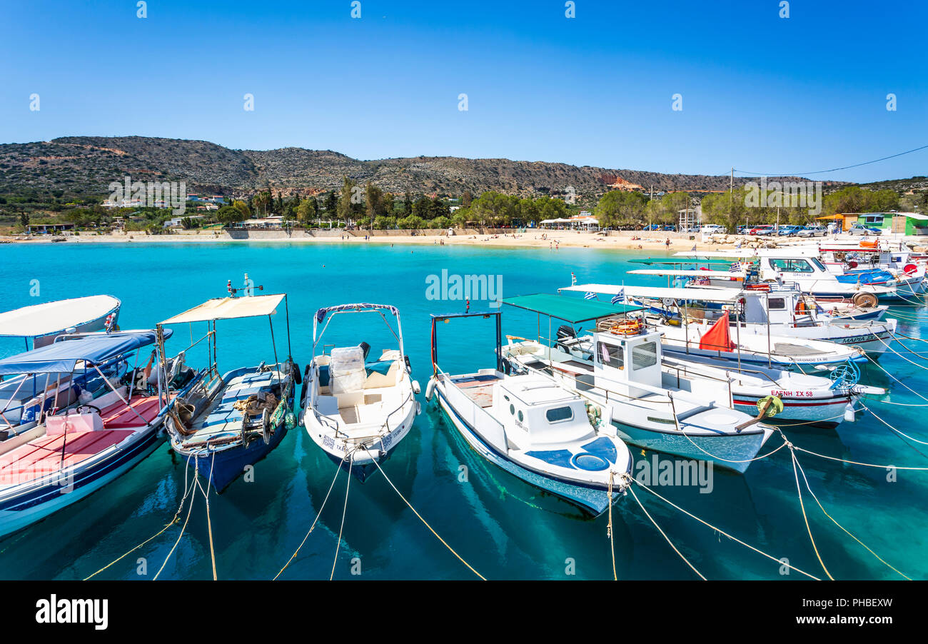 Marathi Beach, Crete, Greek Islands, Greece, Europe Stock Photo - Alamy