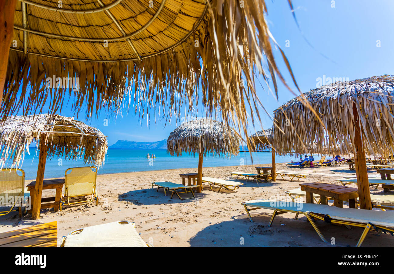 Maria Beach, Crete, Greek Islands, Greece, Europe Stock Photo - Alamy