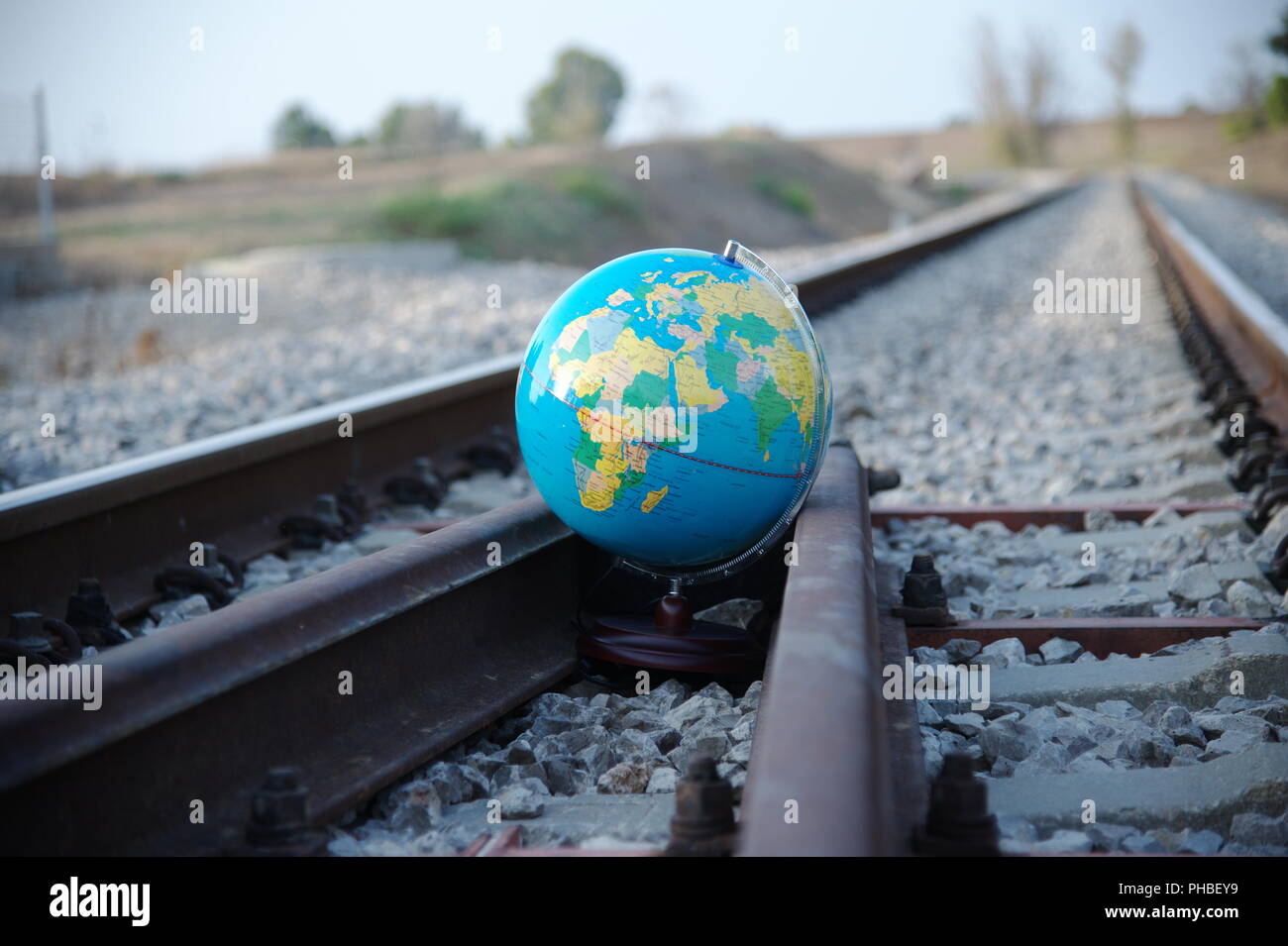 Globus map hi-res stock photography and images - Alamy