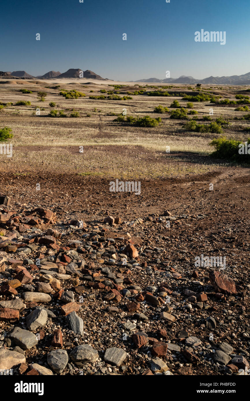 Mountainous landscape typical of Northern Namibia, Puros, north of ...