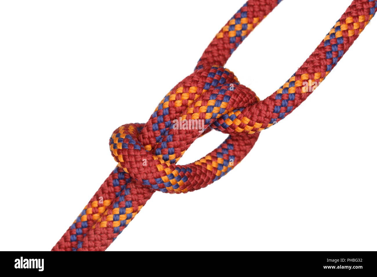 red climbing rope Stock Photo - Alamy