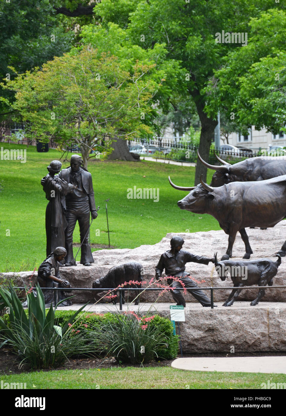 May 24, 2018 - Austin, Texas. Historical monument at the Capitol ...