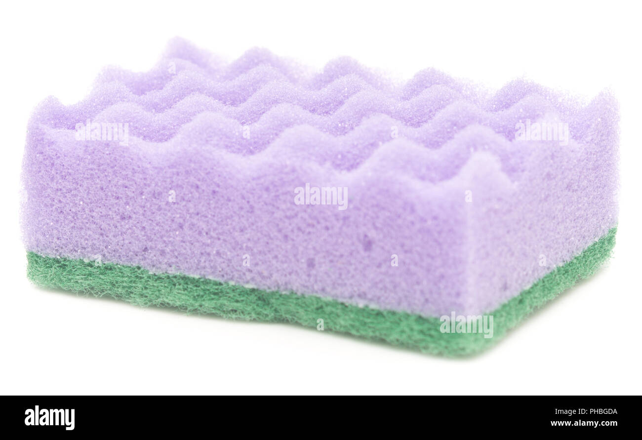 sponge on white Stock Photo - Alamy