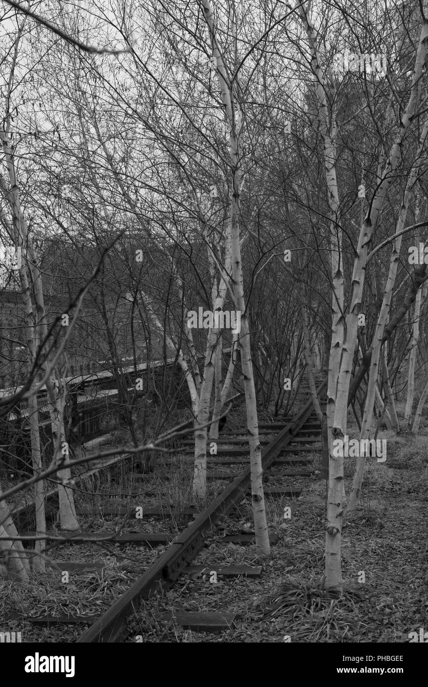 Living by railway Black and White Stock Photos & Images - Alamy