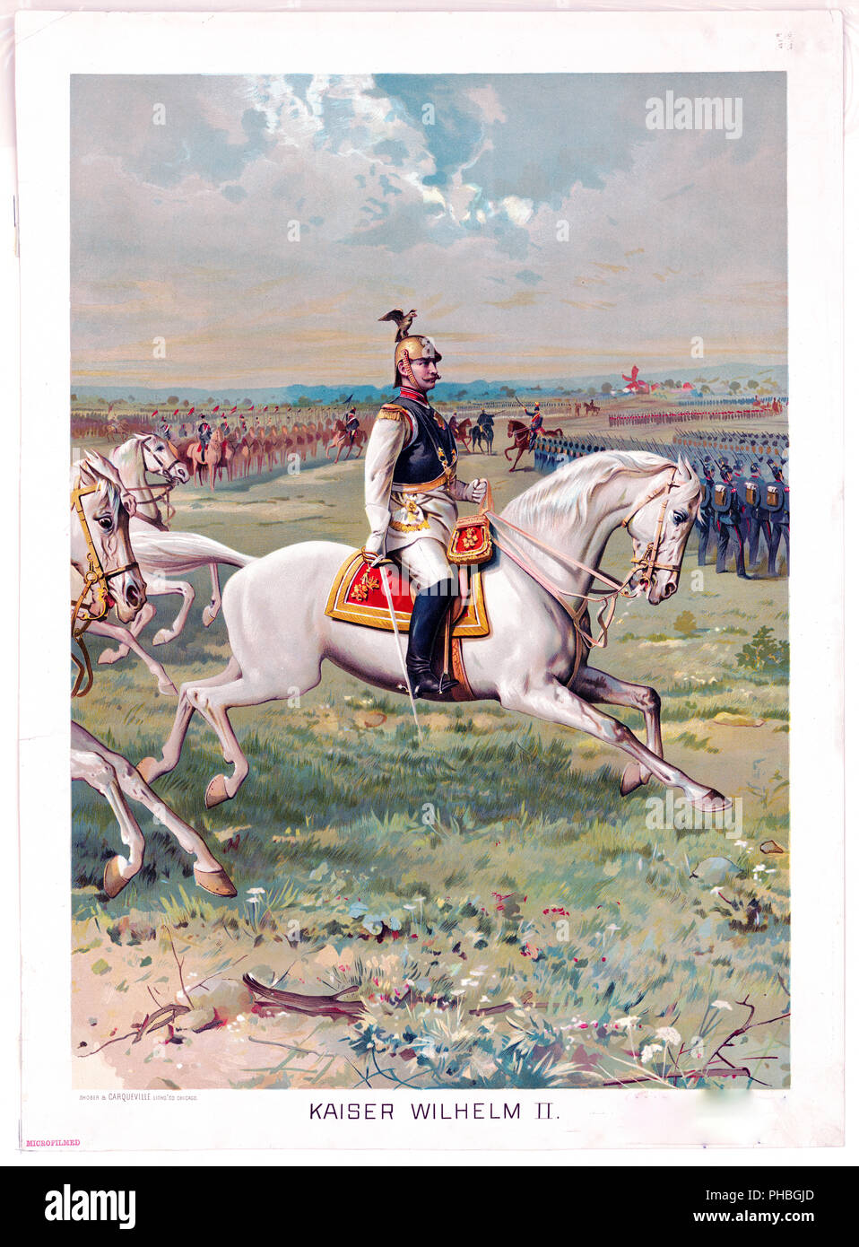 Kaiser Wilhelm II ca. 1891 Stock Photo - Alamy