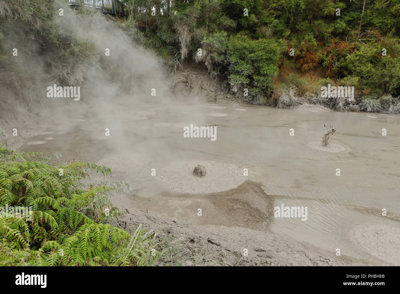 Mud Pools, Wai-O-Tapu, New Zealand Stock Photo - Alamy