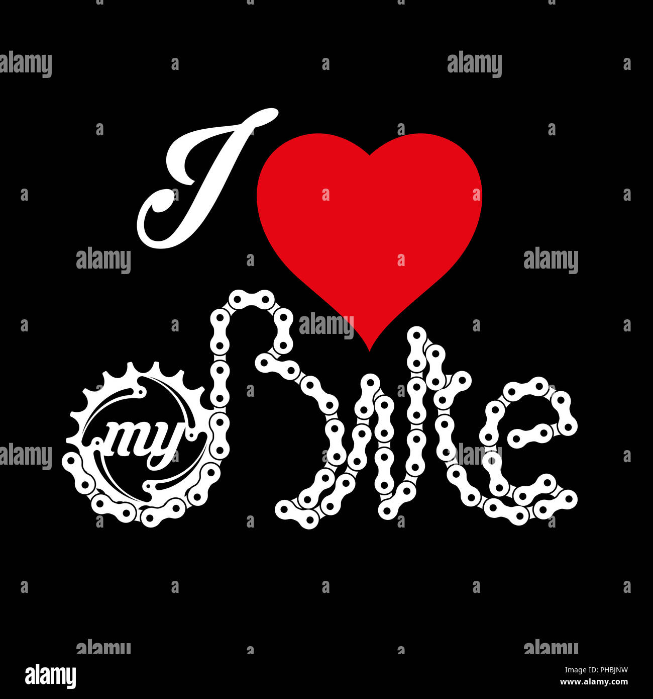 Word Bike Made Of Bikes