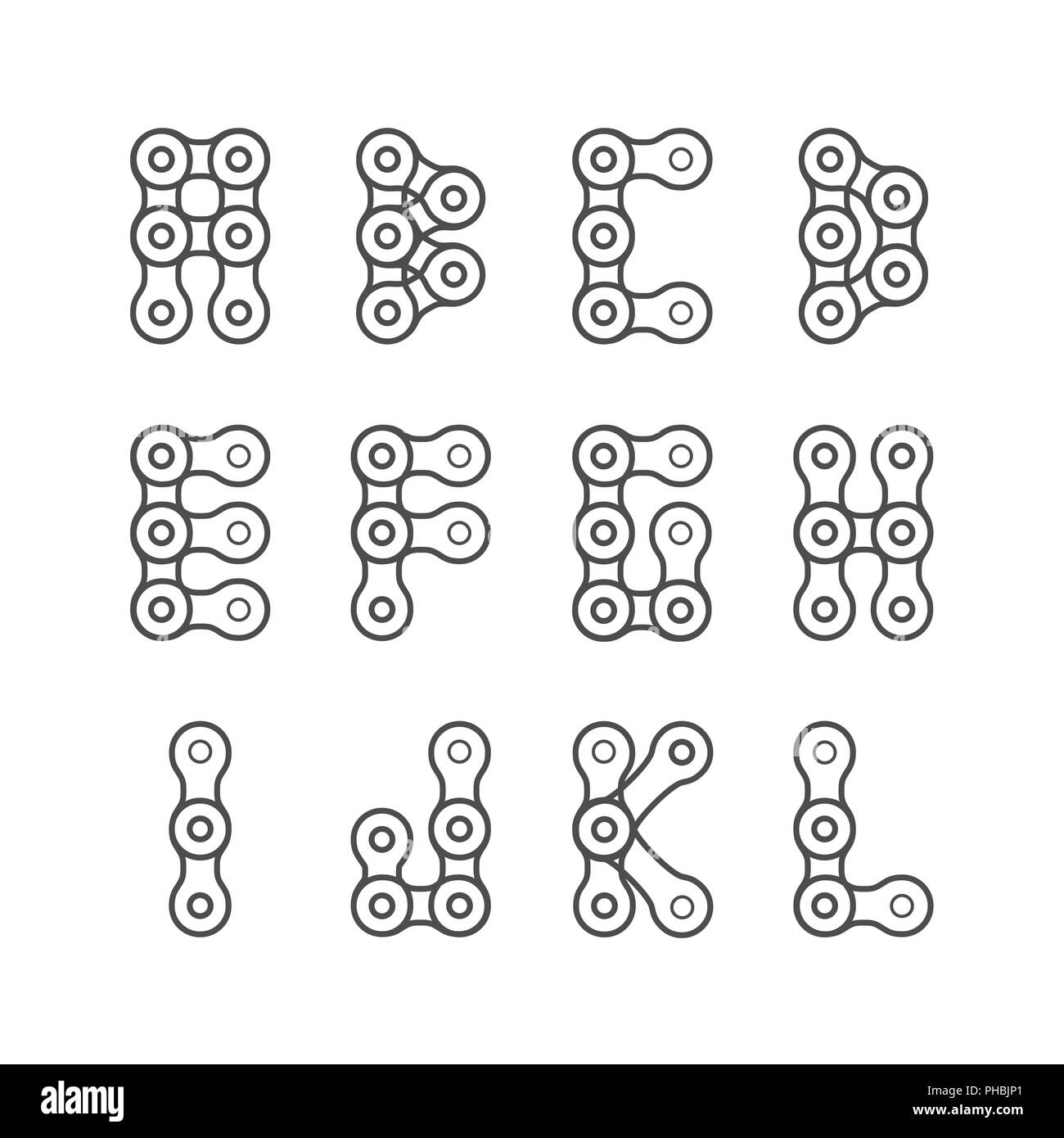 Letter font for road sign Black and White Stock Photos & Images - Alamy