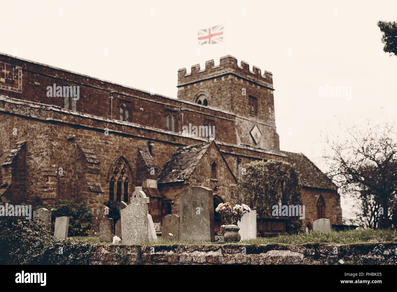 St. Etheldreda's Church Horley, Oxfordshire, dark Helloween style in ...