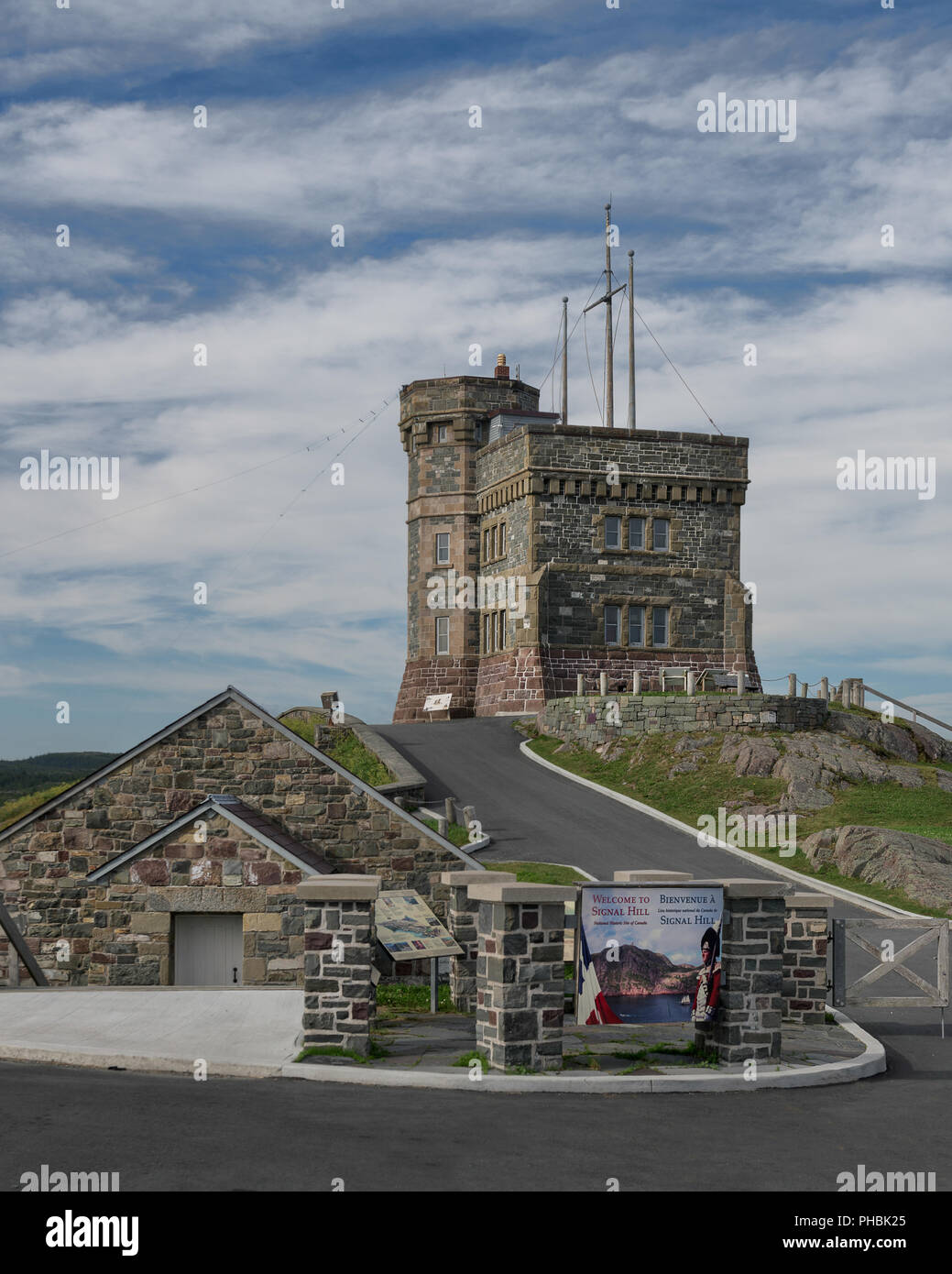 Historic Cabot Tower at Signal Hill in St. John's, Newfoundland and ...