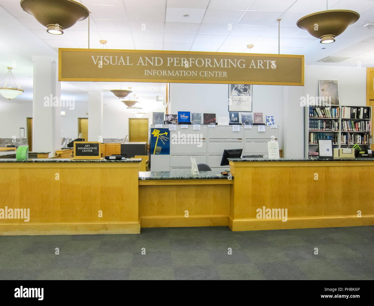 Chicago, USA - June 21, 2017: Harold Washington Library. Chicago is the ...