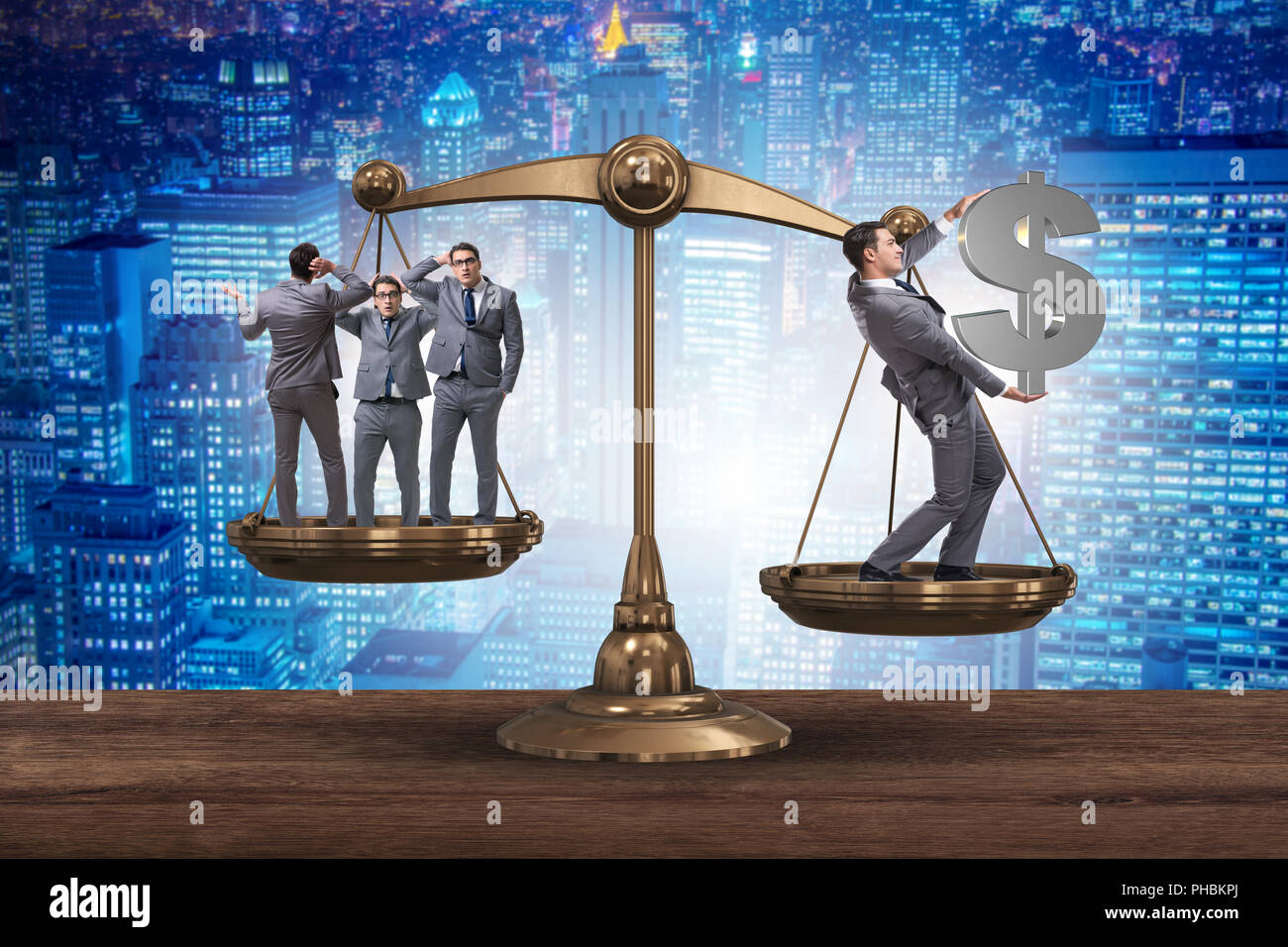 Difference between rich and poor people Stock Photo - Alamy