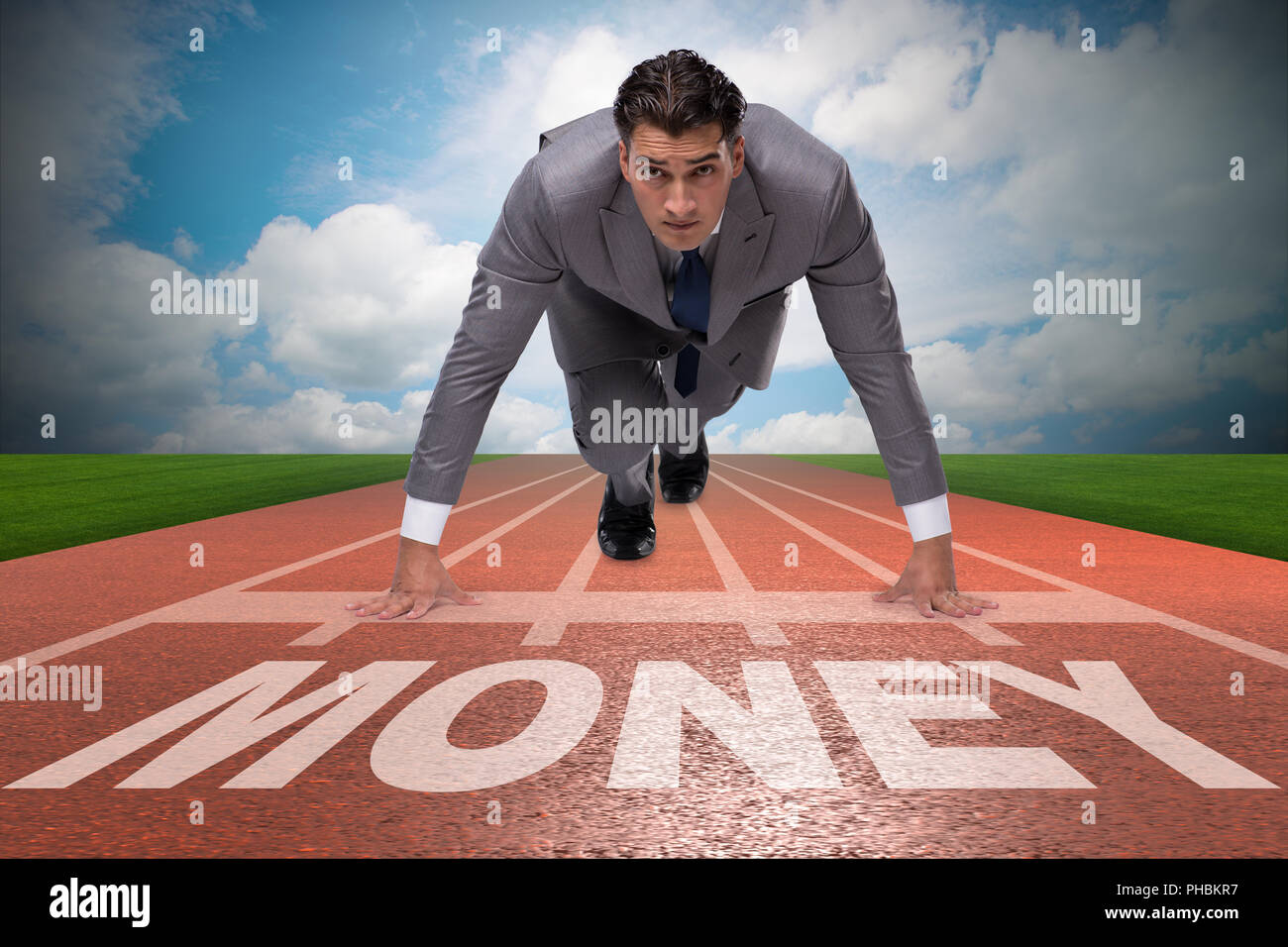 Finish Line Tape On Track High Resolution Stock Photography and Images ...