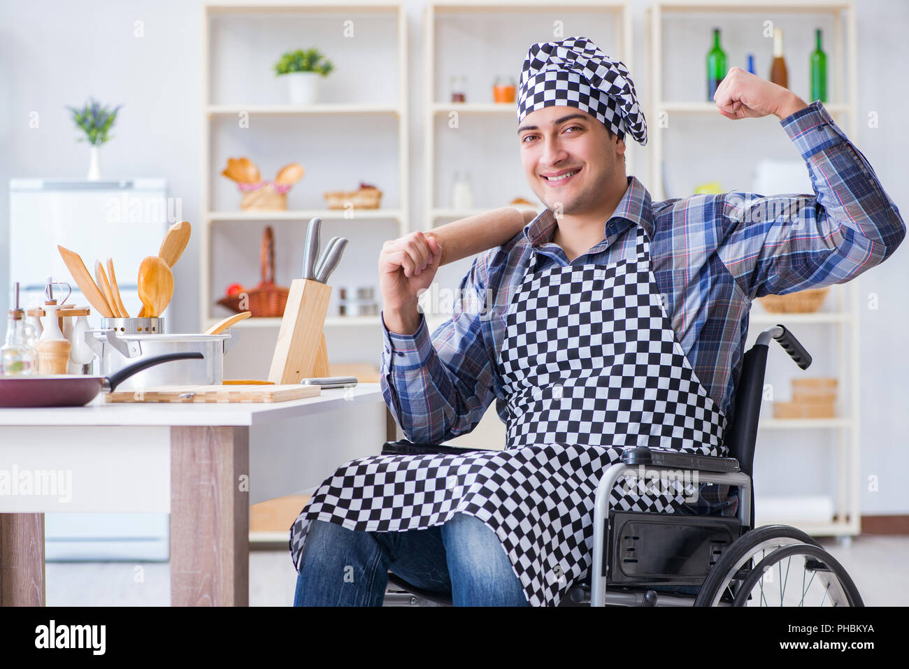 Disabled pastry cook hi-res stock photography and images - Alamy