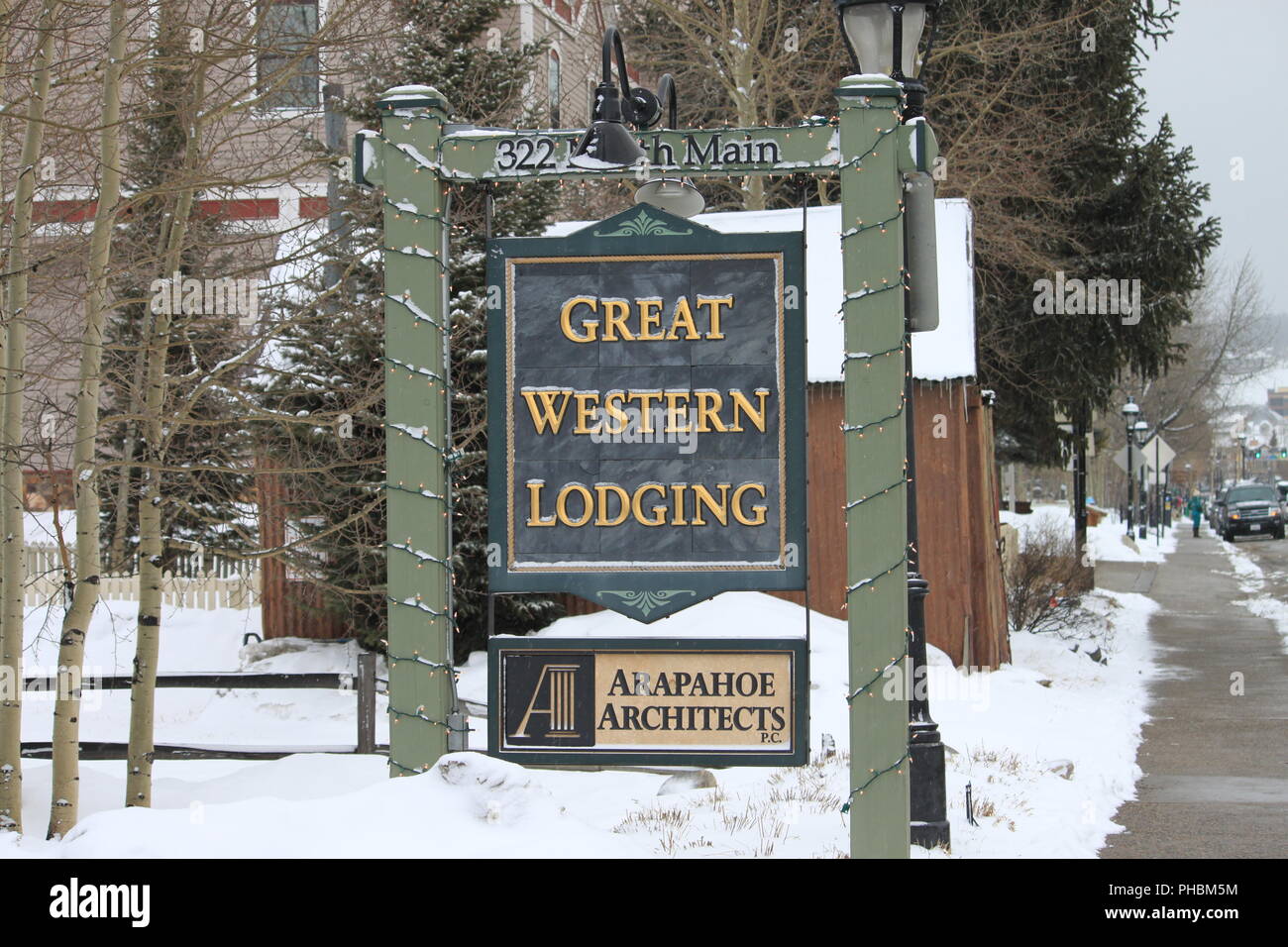 Breckenridge signs hi-res stock photography and images - Alamy