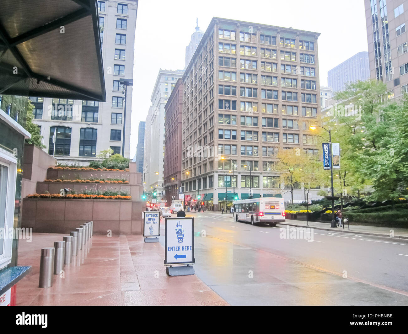 Chicago, USA - June 21, 2017: Jackson Boulevard, Chicago is the city of ...