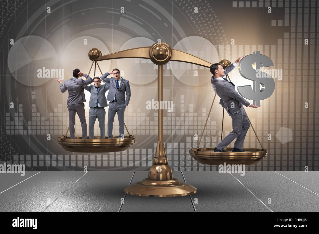 Difference between rich and poor people Stock Photo - Alamy