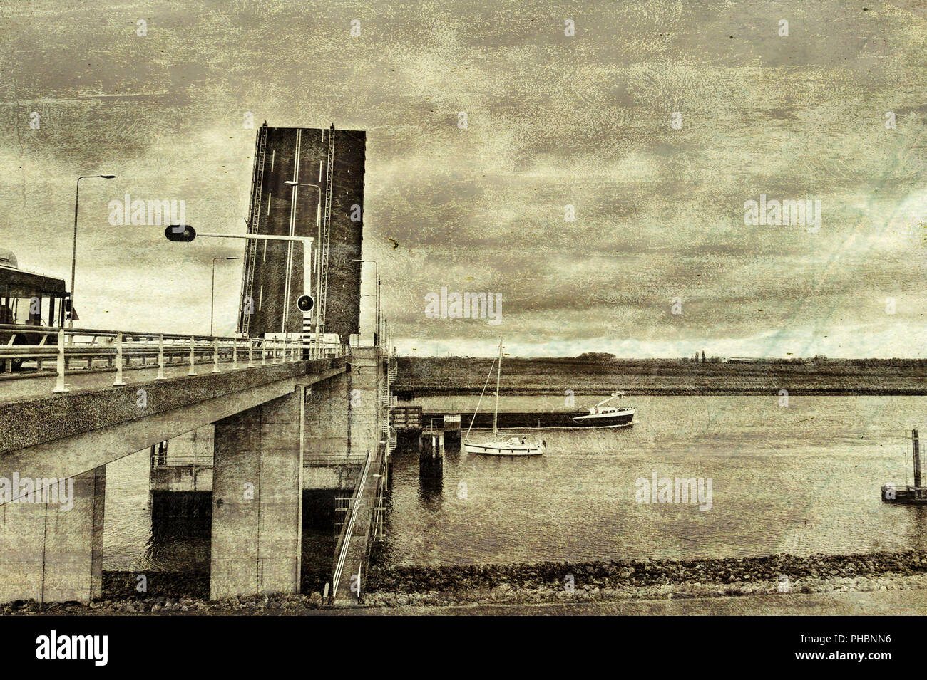 Bridge across ship canal hi-res stock photography and images - Alamy
