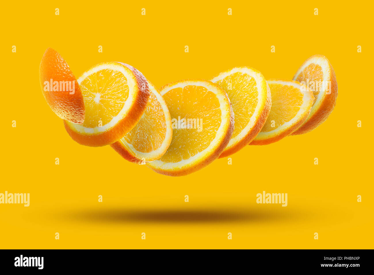 Flying orange hi-res stock photography and images - Alamy