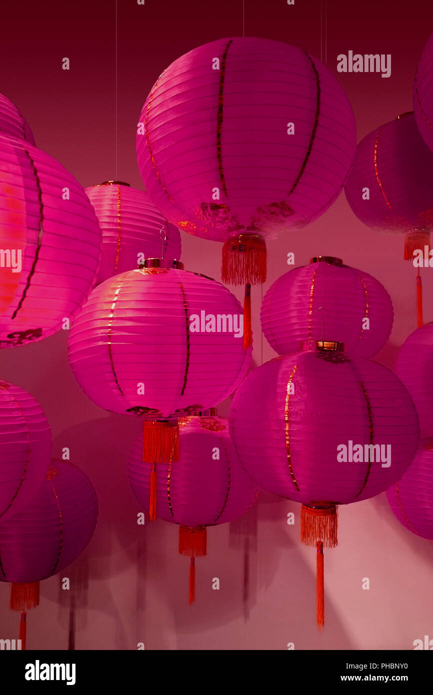 Chinese lantern, lampion Stock Photo - Alamy