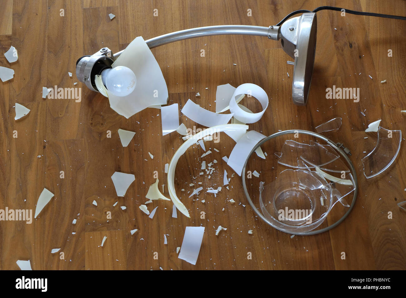 Broken glass, glass breakage Stock Photo - Alamy