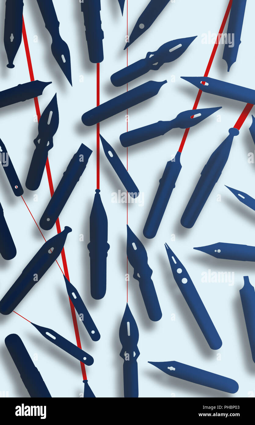 Illustration pens hi-res stock photography and images - Alamy