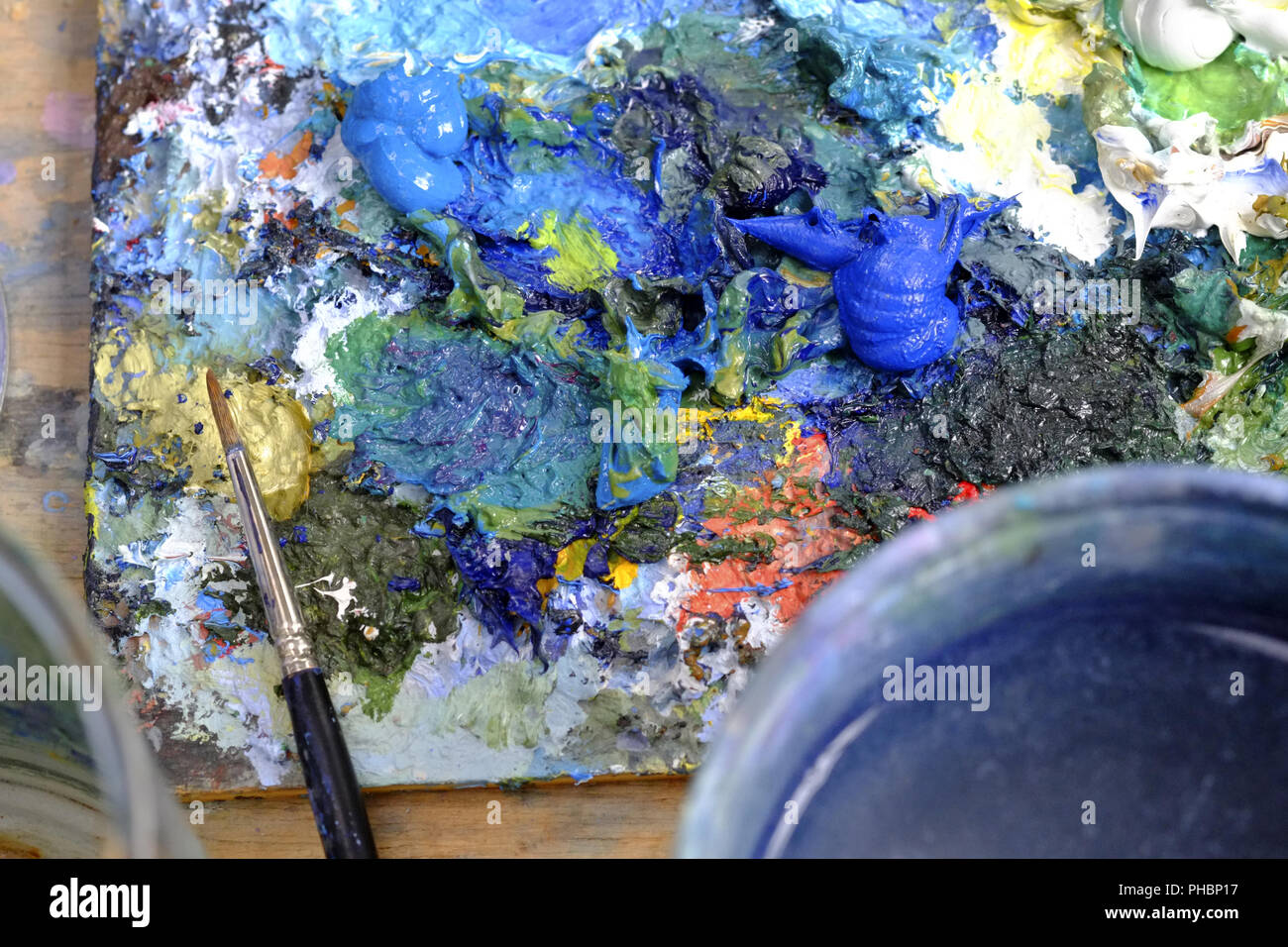 Paint palette hi-res stock photography and images - Alamy