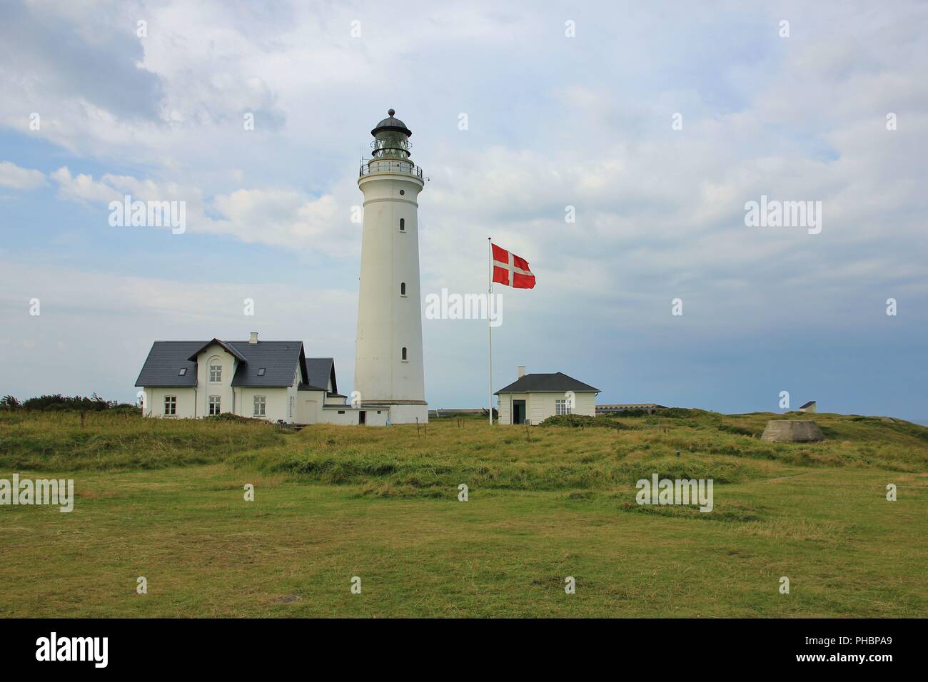 Old lighthouse in Hirtshals, Denmark Stock Photo - Alamy