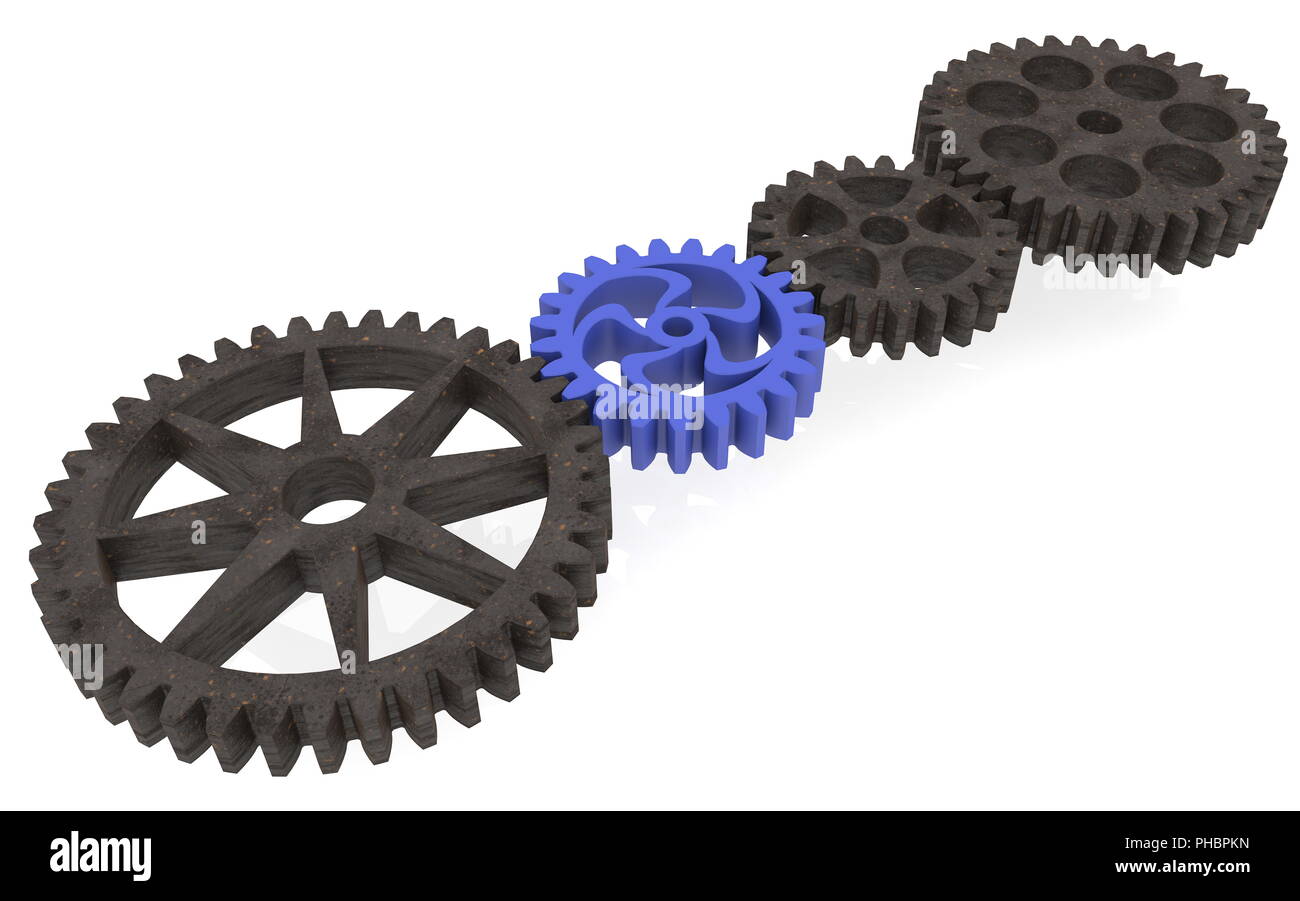 Plastic gears Cut Out Stock Images & Pictures - Alamy