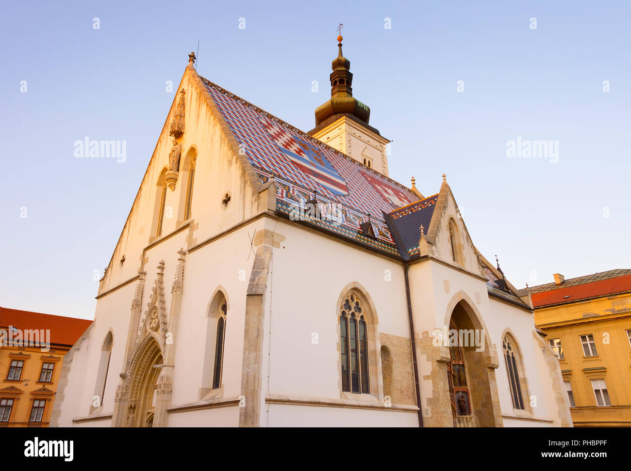 St. Mark Church. Zagreb, Croatia Stock Photo - Alamy