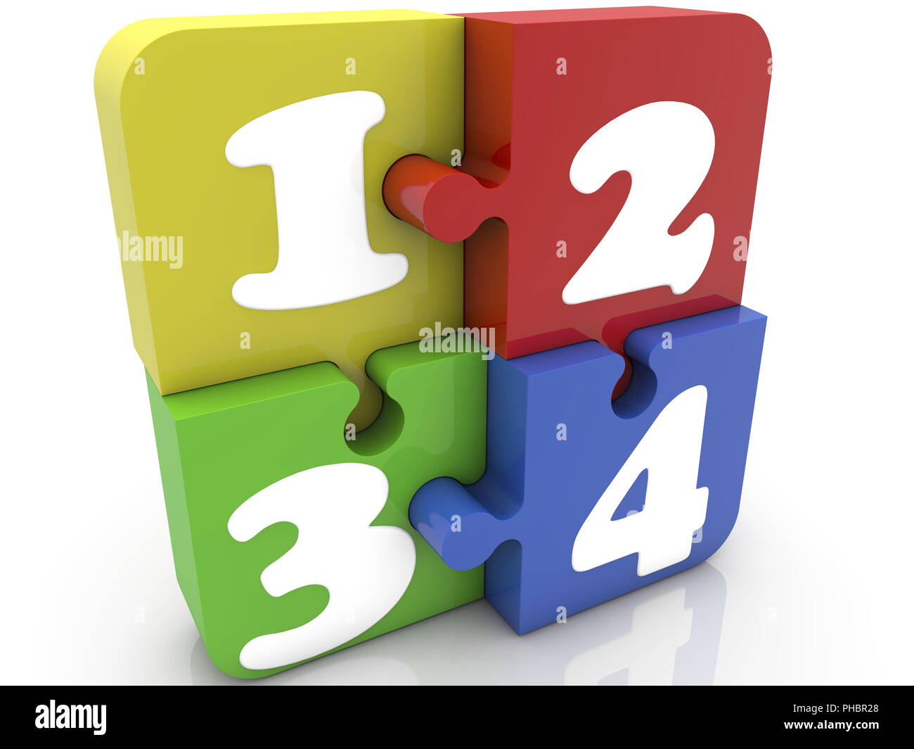 Numbers puzzle hi-res stock photography and images - Alamy