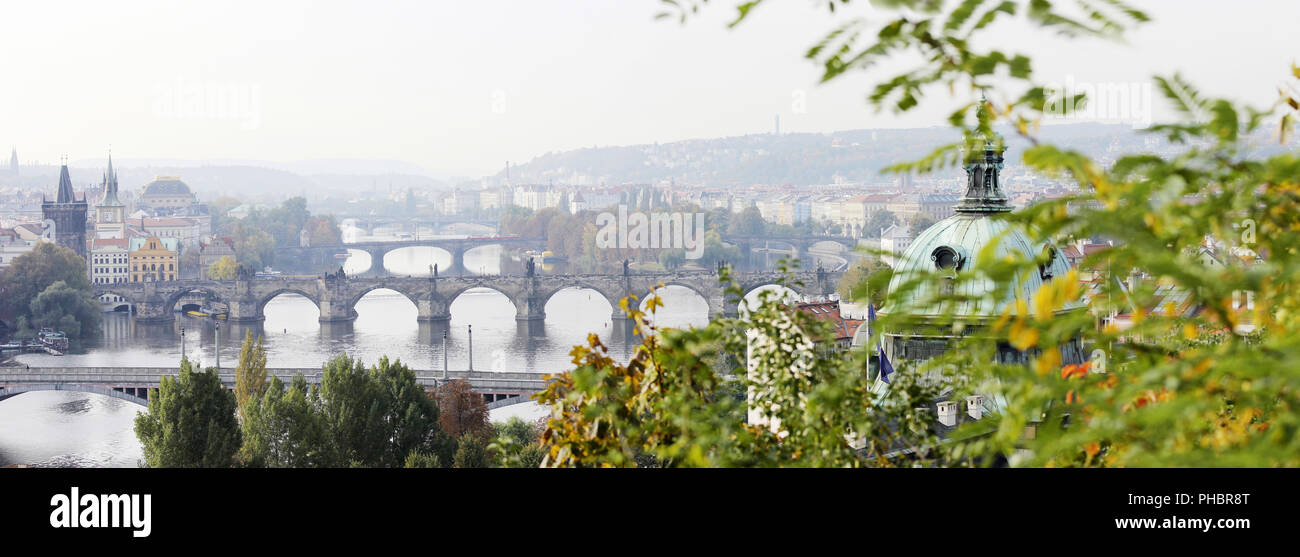 Prague bridges hi-res stock photography and images - Alamy