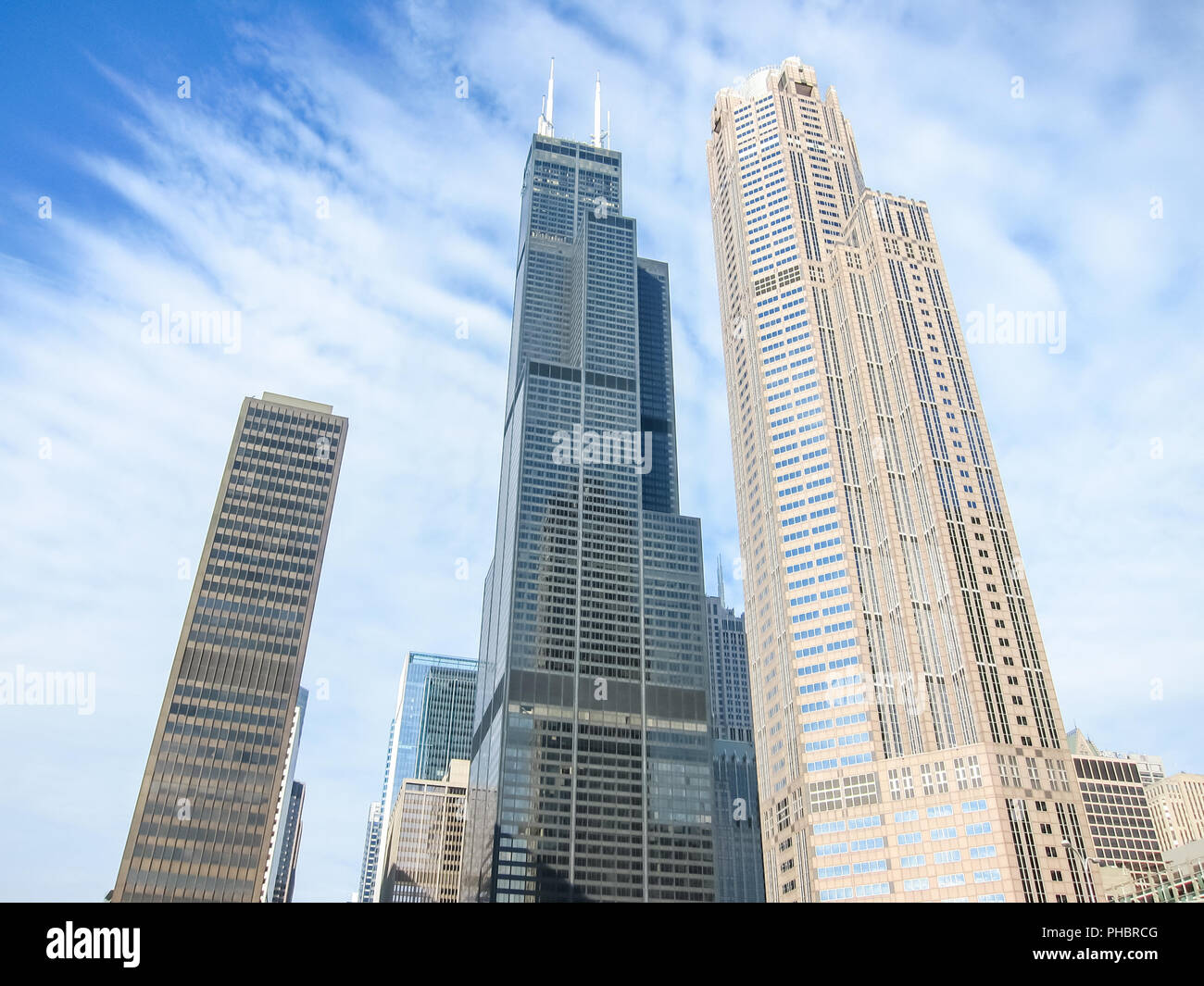 Willis tower chicago close up hi-res stock photography and images - Alamy