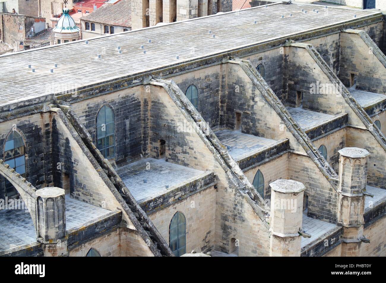 Tortosa, view of the cathedral Stock Photo - Alamy