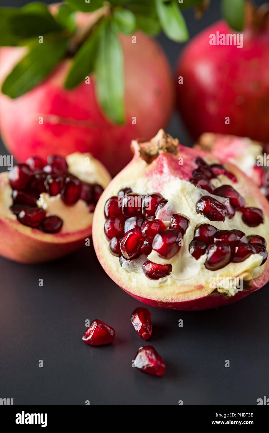 Closeup of pomegranate hi-res stock photography and images - Alamy
