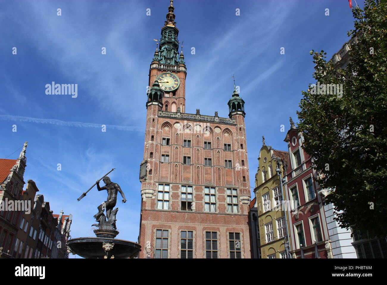 Gdansk neptune fountain old hi-res stock photography and images - Alamy