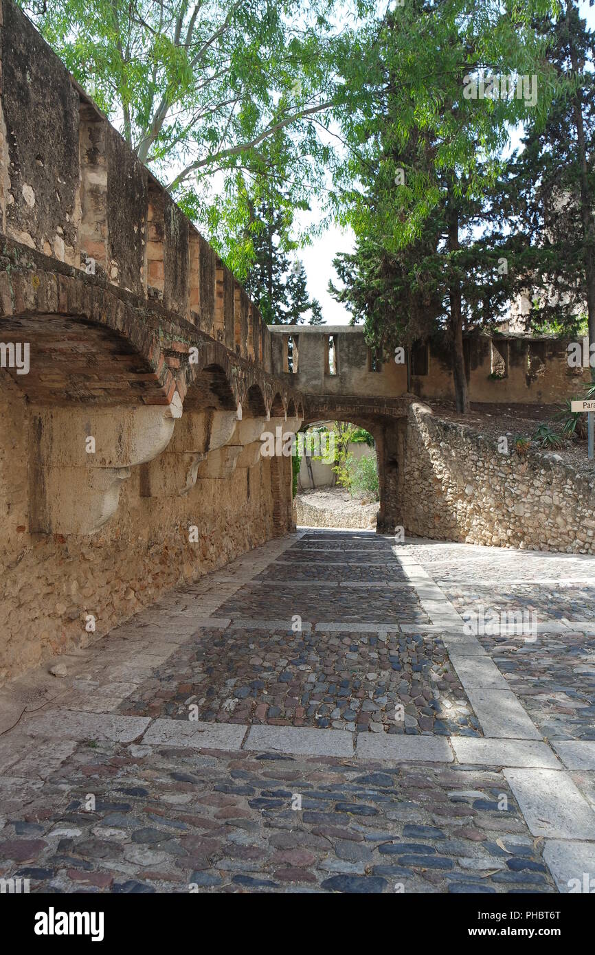 Tortosa, wall of the Suda castle Stock Photo - Alamy