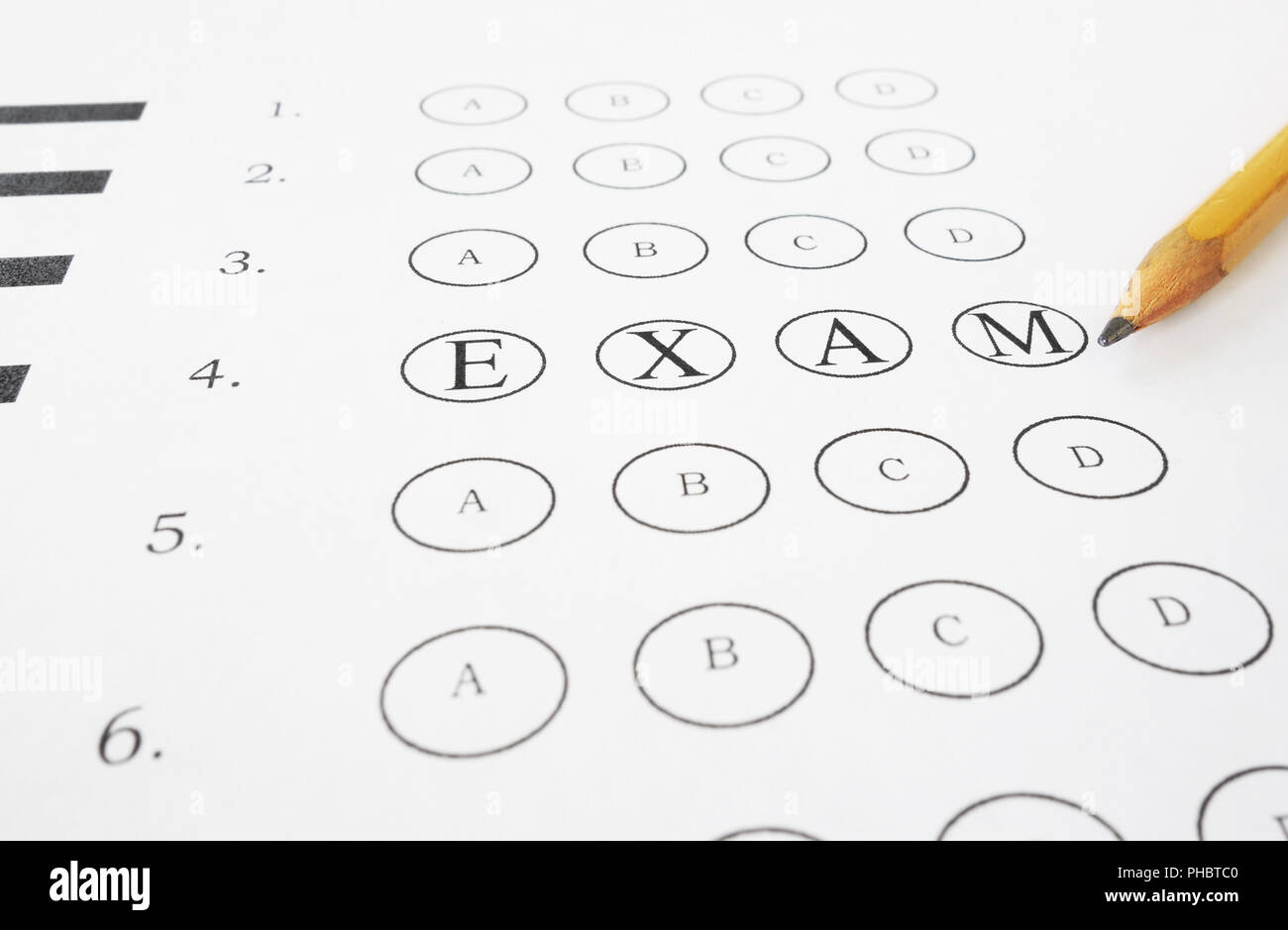 Exam pencil hi-res stock photography and images - Alamy