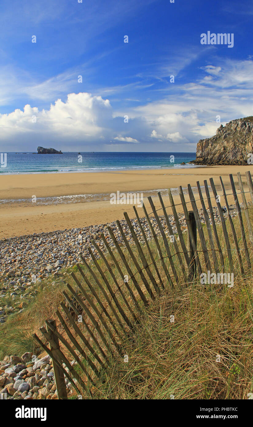 Beach in Brittany, France (Plage de Pen Hat Stock Photo - Alamy