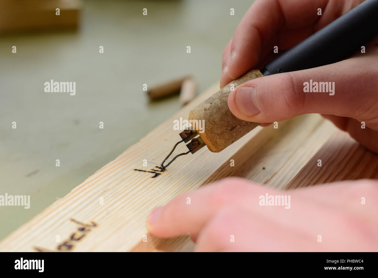 Pyrography design hi-res stock photography and images - Alamy