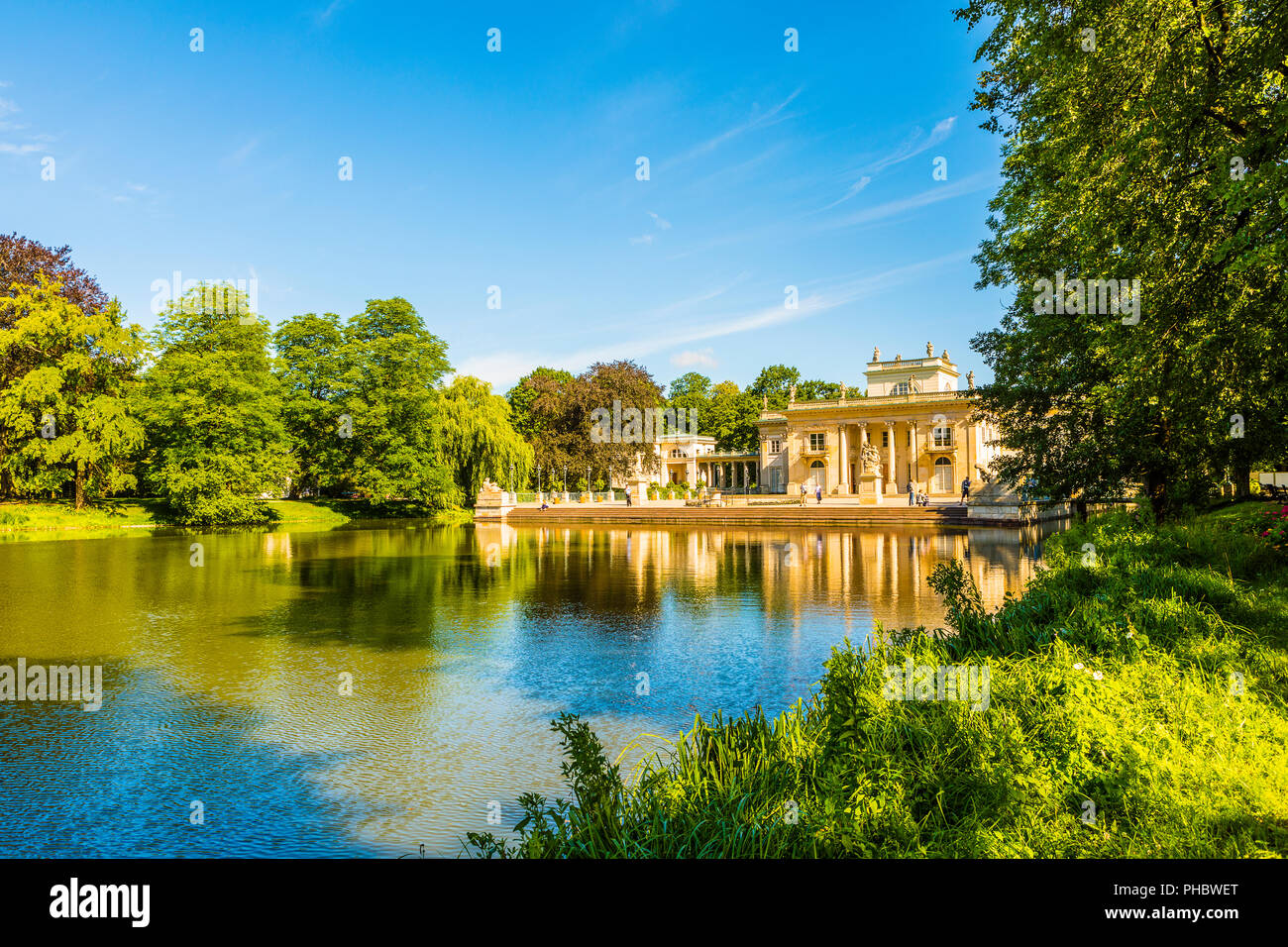 Lazienki Palace, Lazienki Park, Warsaw, Poland, Europe Stock Photo - Alamy